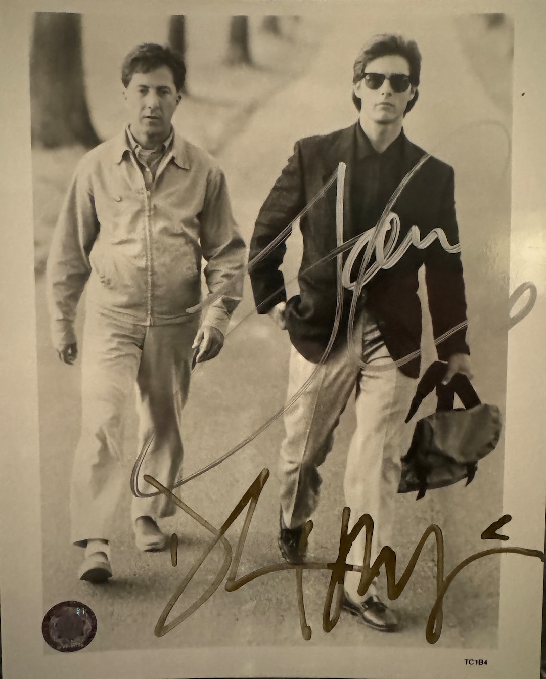 Tom Cruise and Dustin Hoffman Original Autographed “rain Man” 8x10 ...