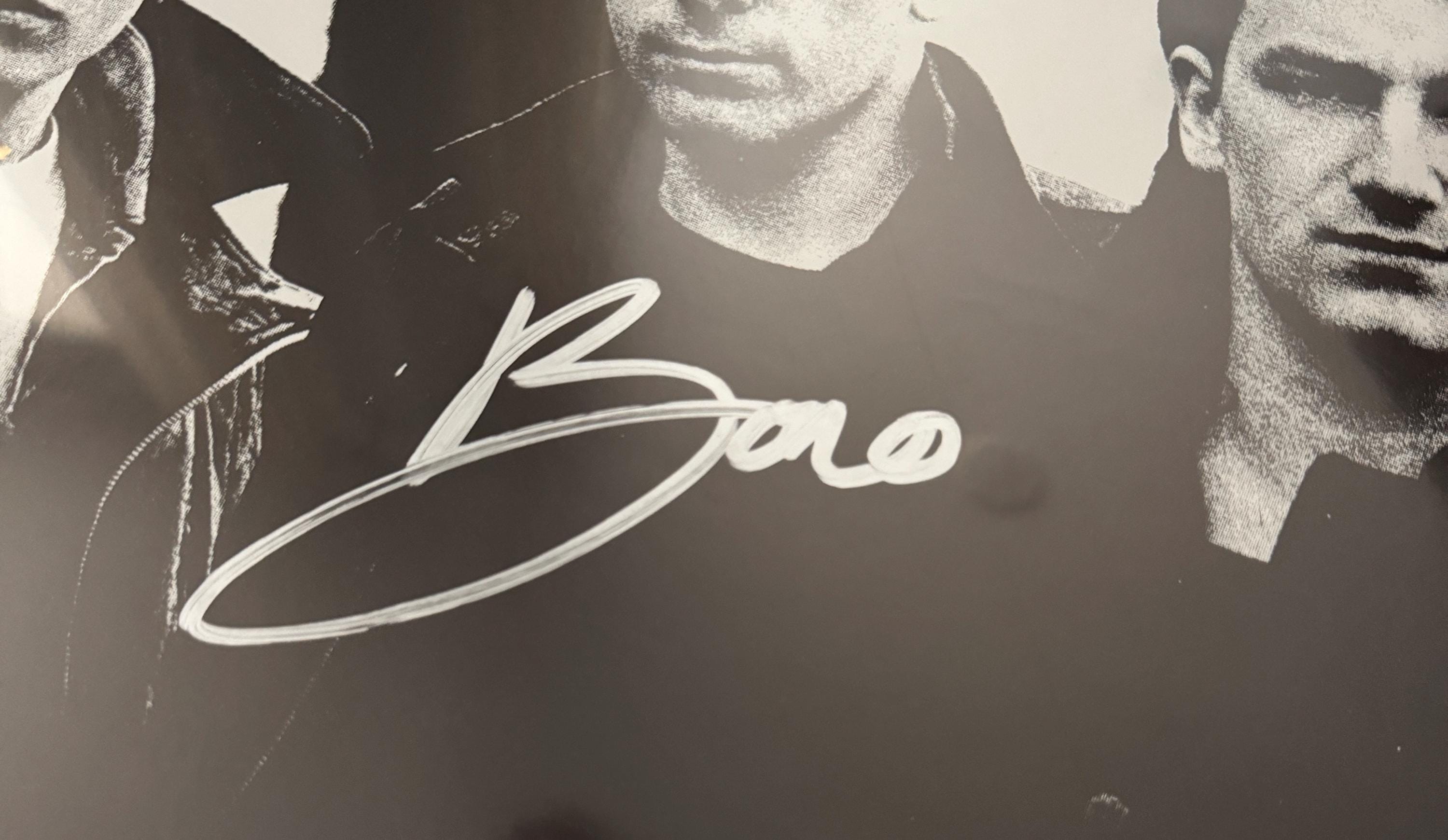 U2 Original Autographed “the Unforgettable Fire Tour” Poster (COA) - Etsy