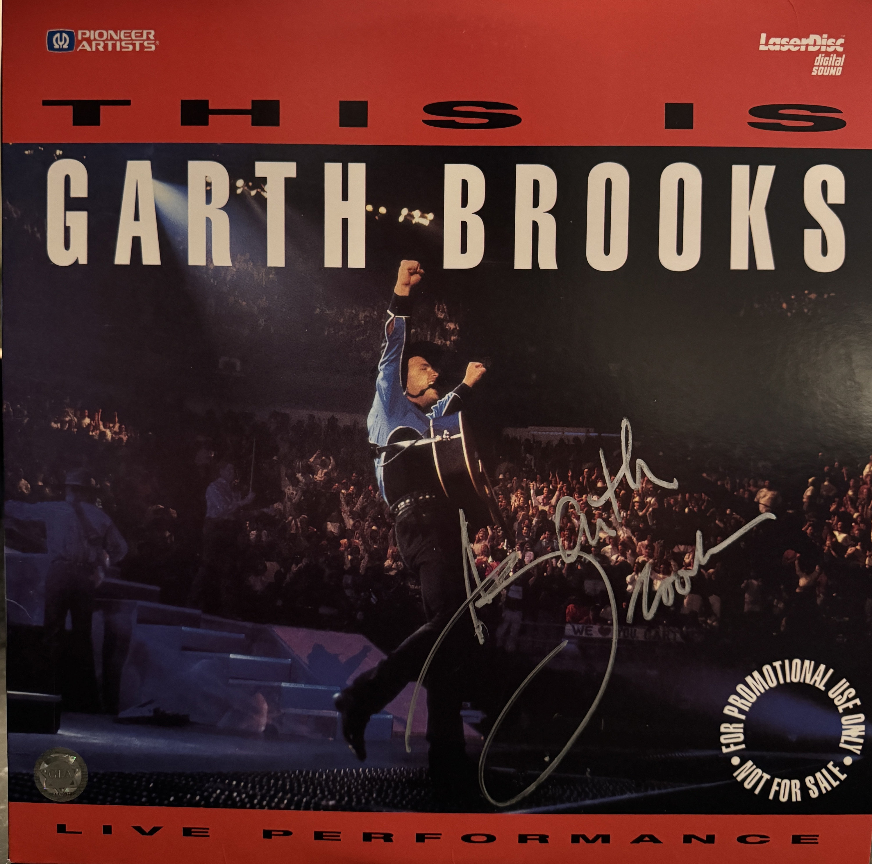 Garth Brooks Original Autographed “this is Garth Brooks: Live ...