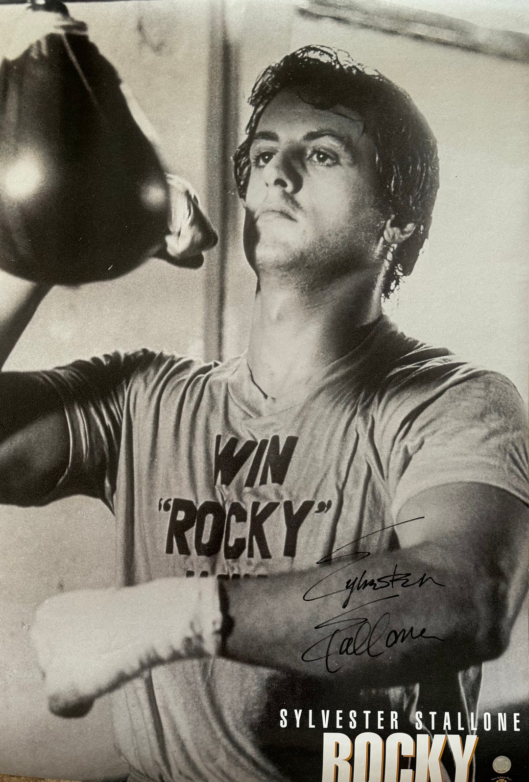 Sylvester Stallone Autographed "rocky" Poster (COA) - Etsy