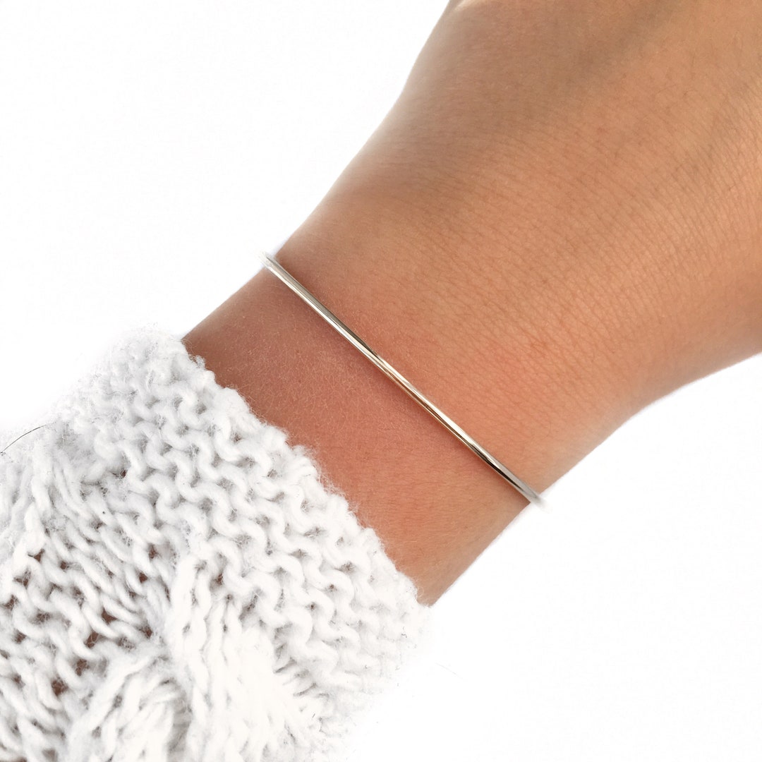 Pulsera plata fina 925, Pulsera plata mujer, Pulsera mujer plata ...