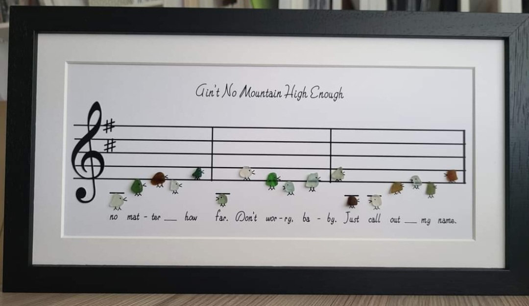Sea Glass Singing Birds, Music Picture Frame, Musical Birds, Sea Glass ...
