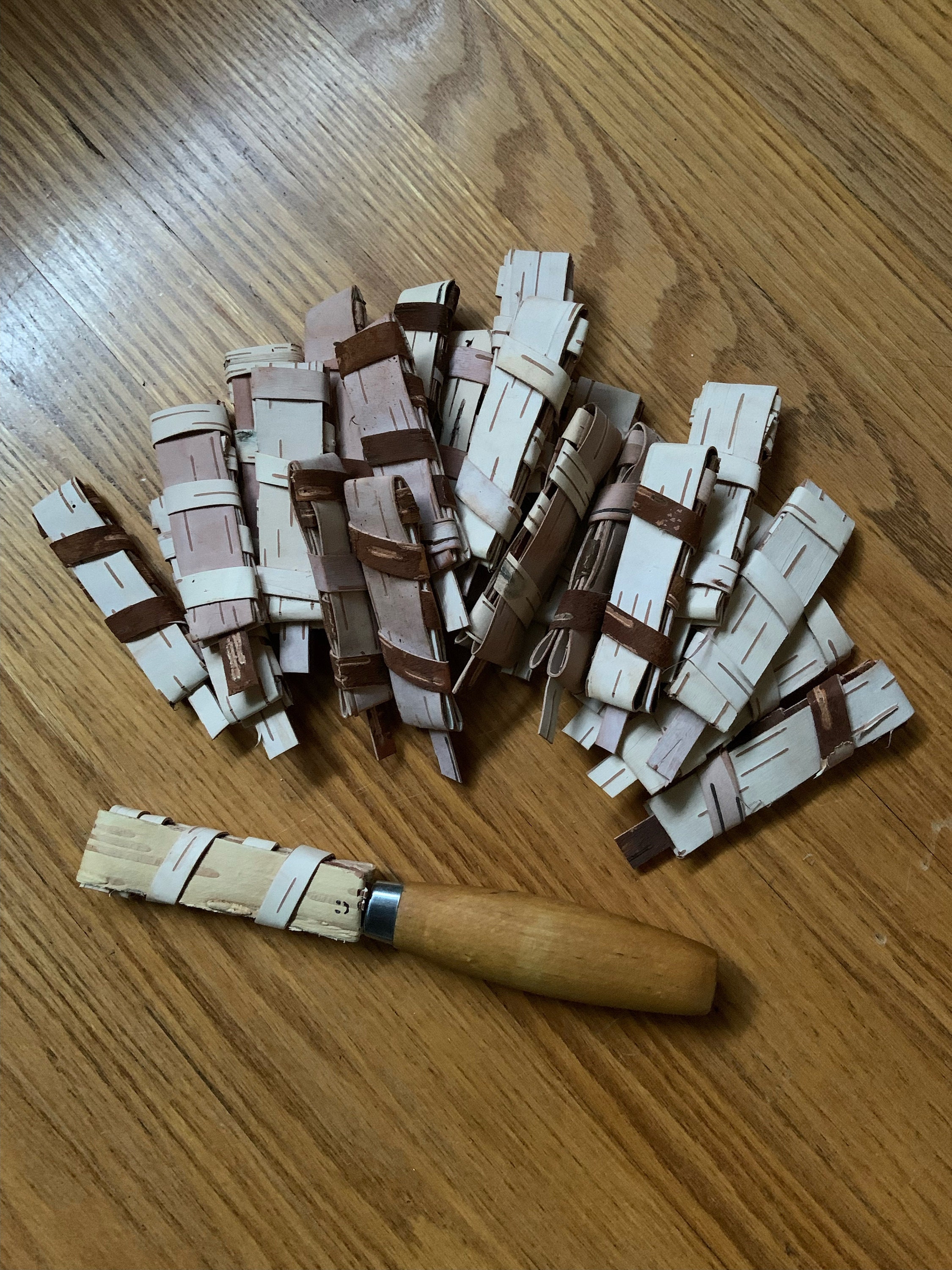 Birch Sheath, Hand Carved and Handmade, Reclaimed Wood, Carving Knife ...