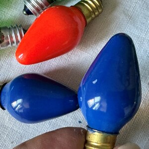 Vintage Light Bulb : Set Rare Retro Red Rudolph Reindeer Nose Standard ...