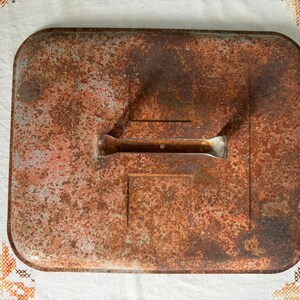 Vintage Cooler : Eskimo Faded Red Rusty Insulated Ice Chest Bottle ...