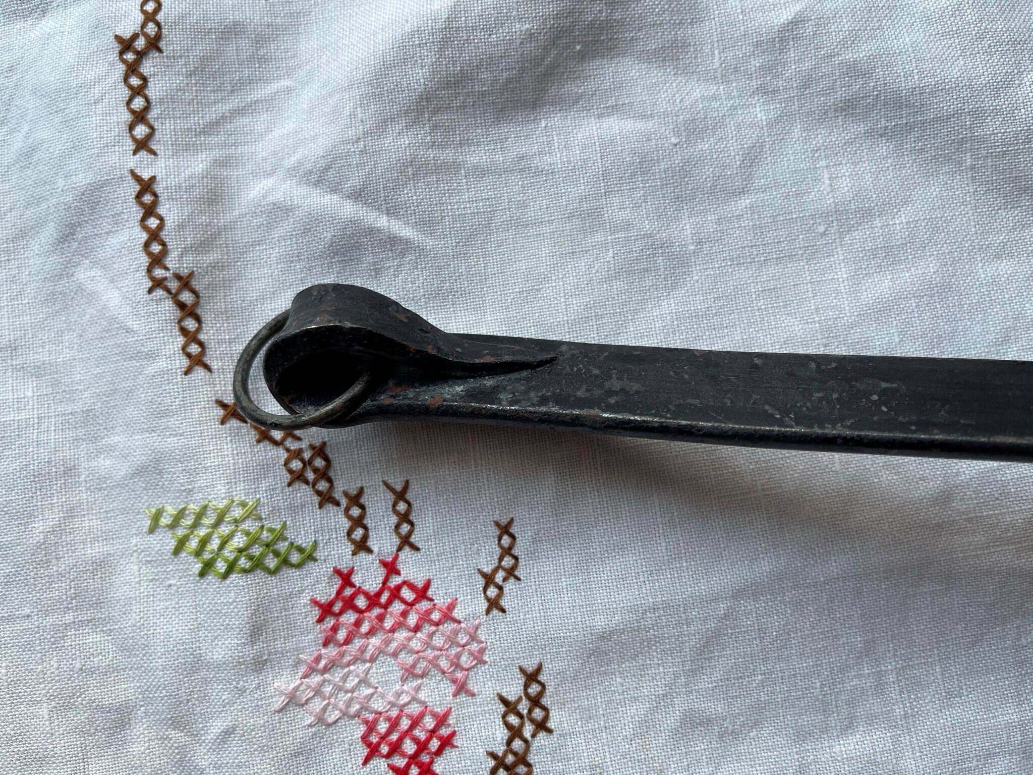 Vintage Dipper: Oversized Hand Forged Copper Tin Silver Lined - Etsy