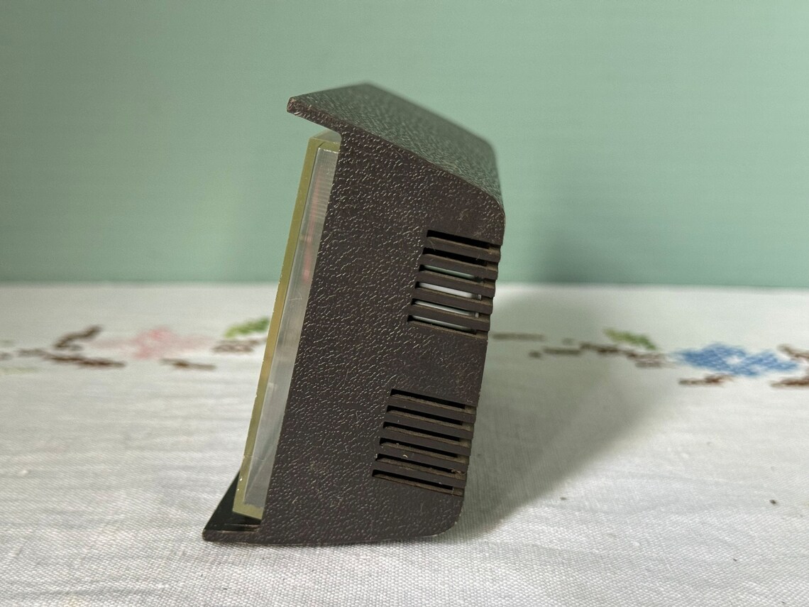 Vintage Weather Station : Springfield Temperature, Humidity Gauge Desk ...