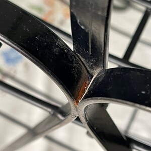 Vintage Magazine Rack : Mid Century Black Colored Metal Basket ...