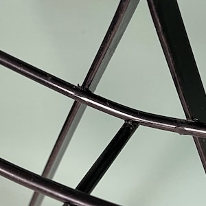 Vintage Magazine Rack : Mid Century Black Colored Metal Basket ...