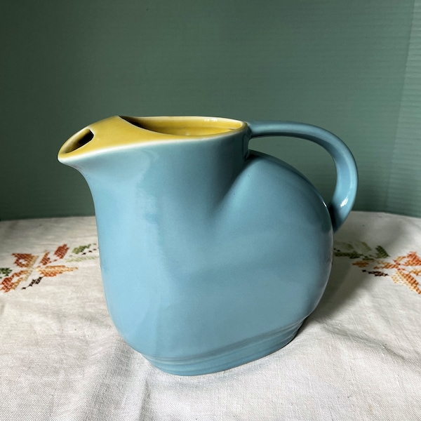Antique Light Blue Pitcher - Etsy