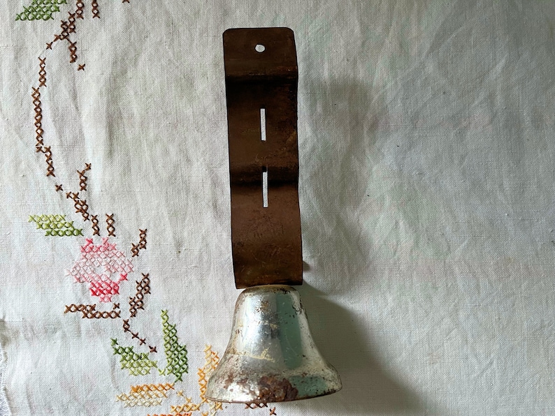 Vintage Bell: Chromed Metal Servant Call Shop Store Ringing - Etsy