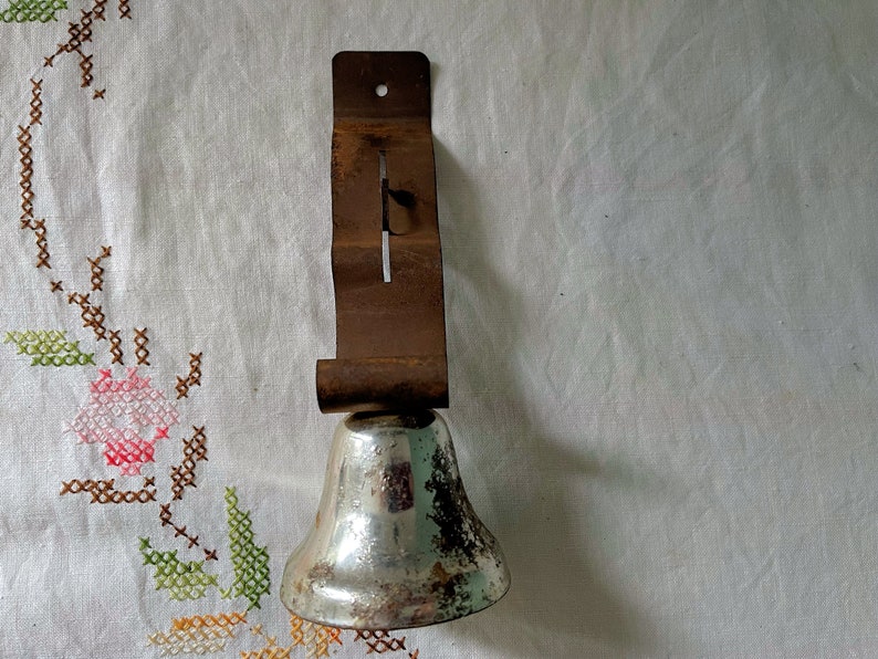 Vintage Bell: Chromed Metal Servant Call Shop Store Ringing - Etsy