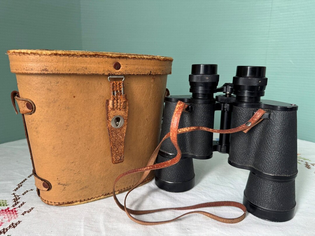Vintage Binoculars : Jason 7 X 50 Field 7.1 Degrees With Leather Case ...