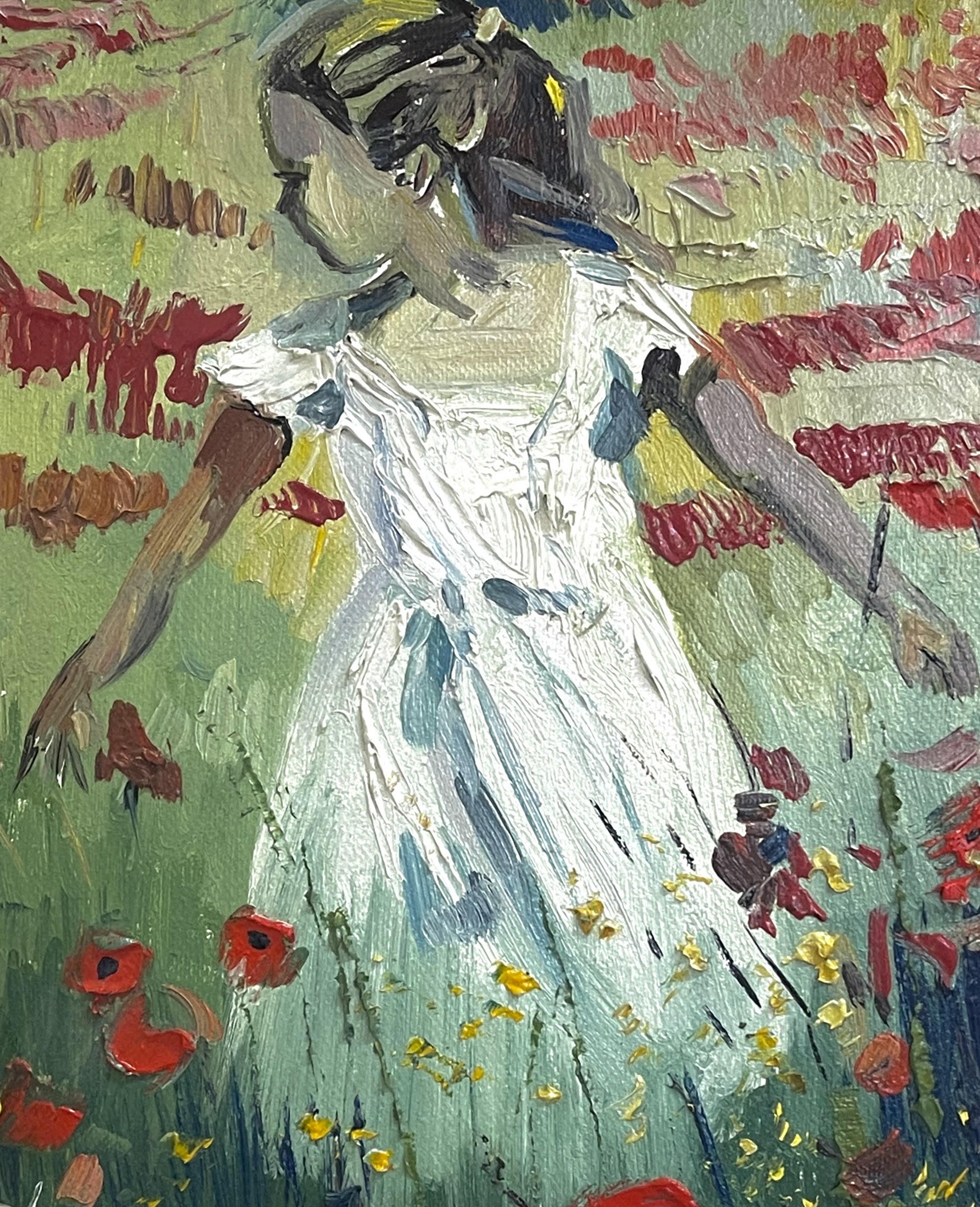 Little Girl in Poppies Field - Etsy