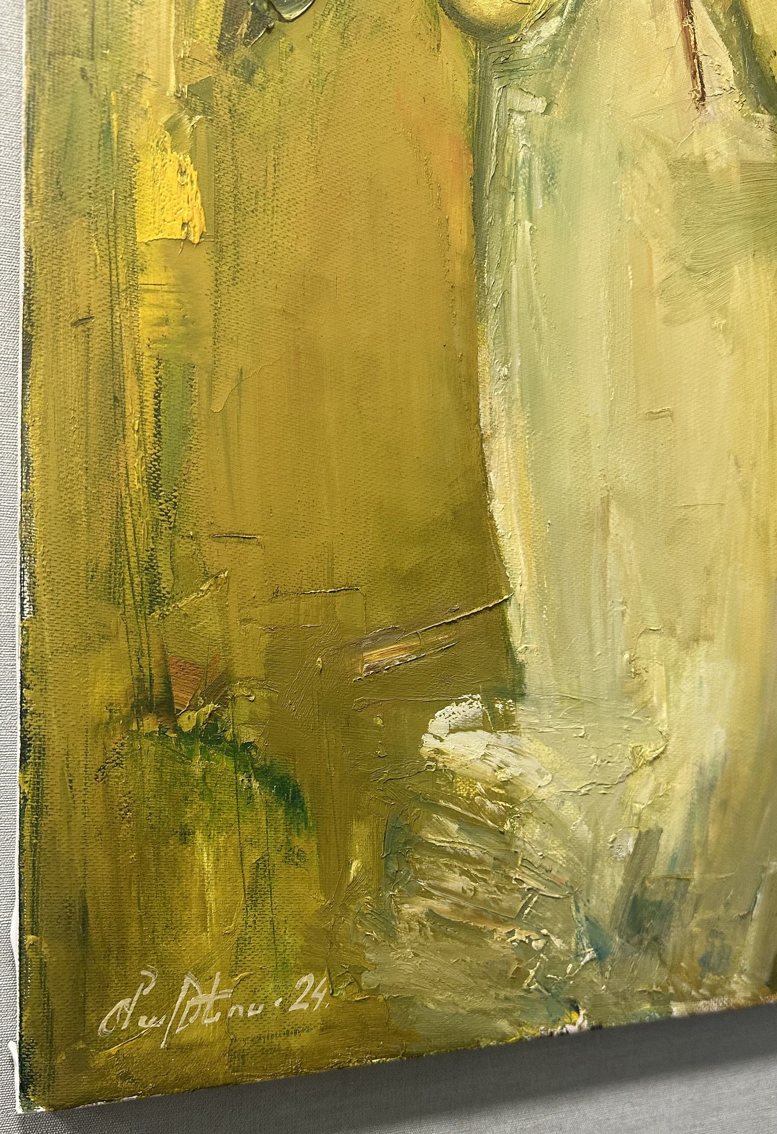 Heavenly Messenger (16.5x22.8in Oil/canvas, Ready to Hang) Serene ...