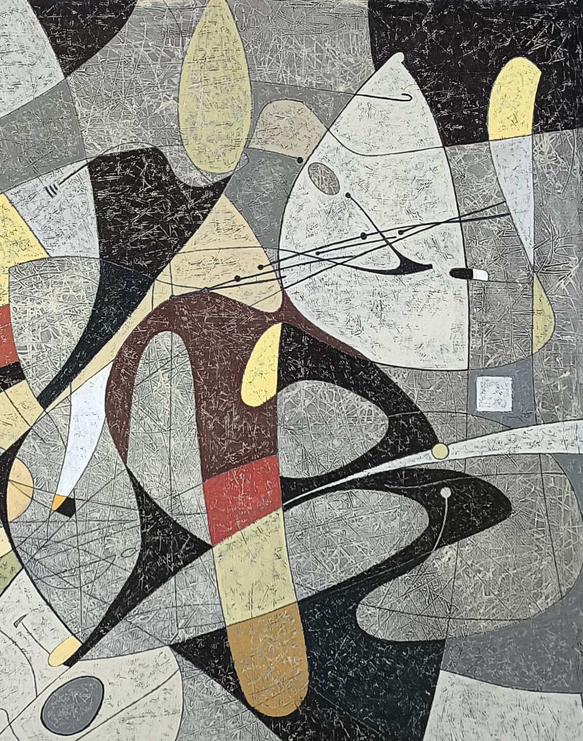 Tangled Reflections (60x70cm/23.6x27.6in Oil/canvas, Ready to Hang ...