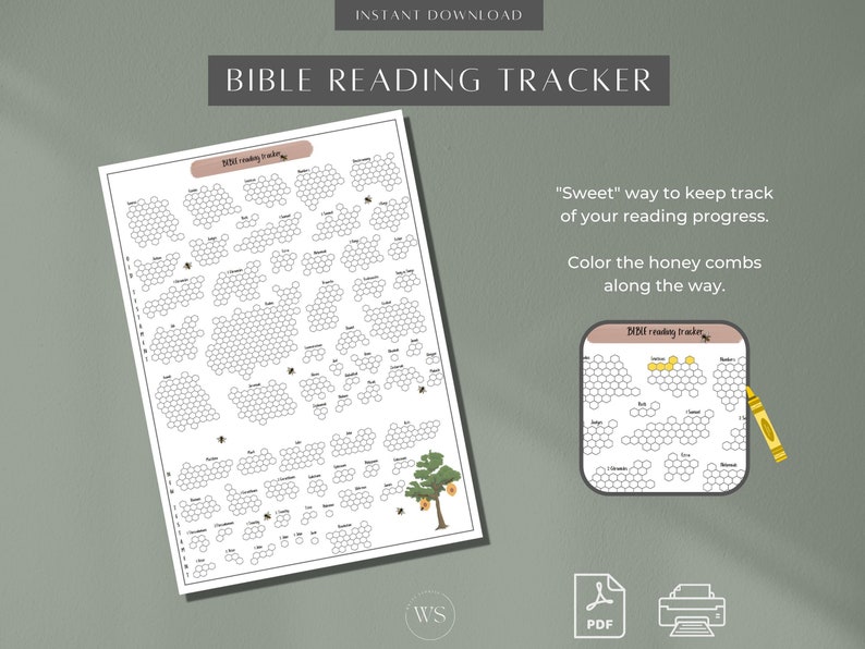 Books of the Bible Printable Reading Tracker Color as You Read Bible ...