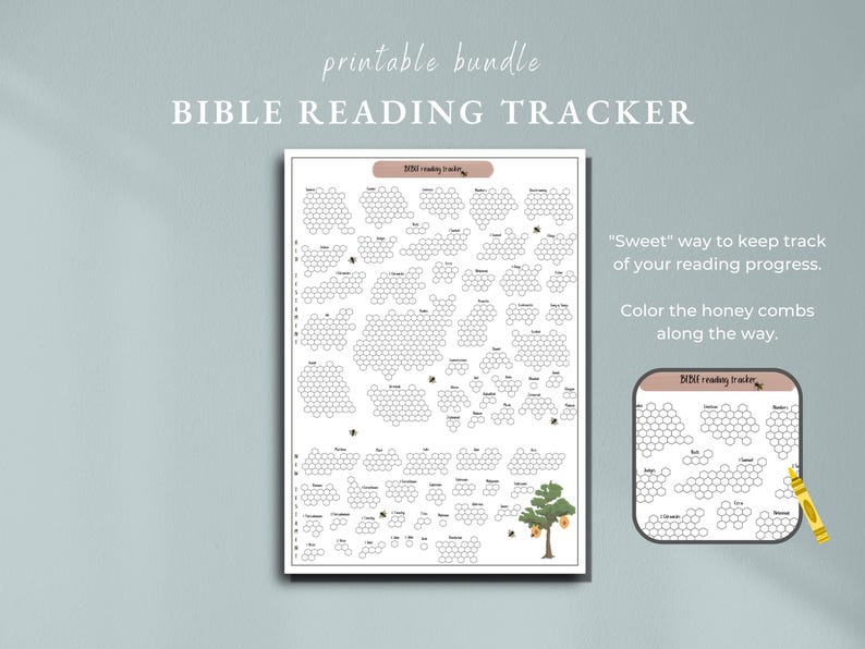 Books of the Bible | Printable Reading Tracker | Color as You Read ...