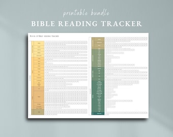 Books of the Bible | Printable Reading Tracker | Color as You Read ...