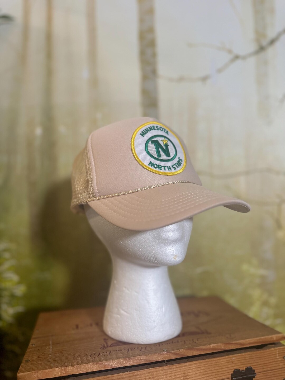 Custom Minnesota North Stars Trucker Hat, M Vintage Co. OSFM - Etsy