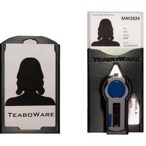 Double Badge Holder! RSA Token, Picture Badge, and Additional Badge ...