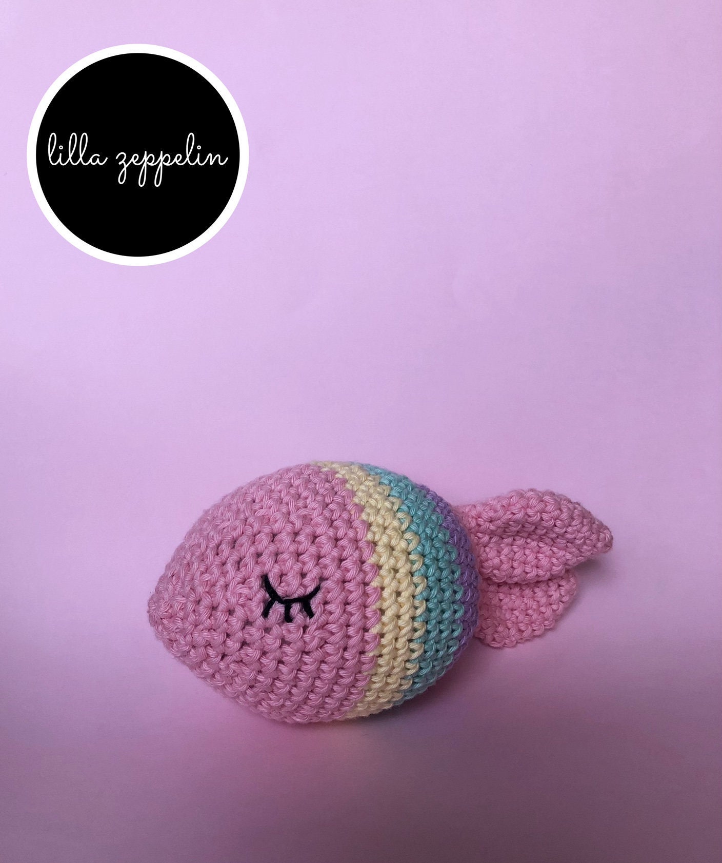 Crochet Pattern Rory The Rainbow Fish Amigurumi Crochet | Etsy