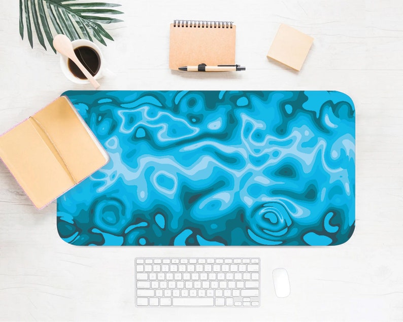Heatmap Swirl Print Desk Mat Aesthetic Desk Accessory - Etsy
