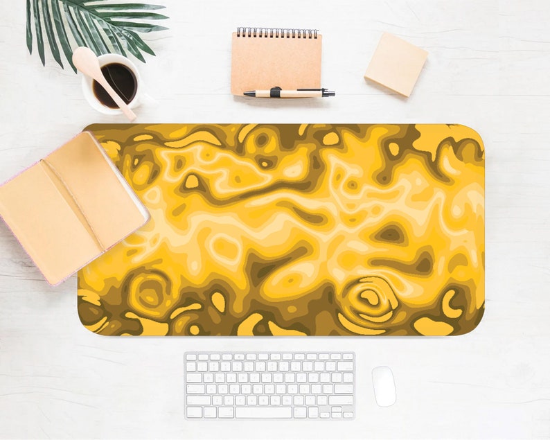 Heatmap Swirl Print Desk Mat Aesthetic Desk Accessory - Etsy