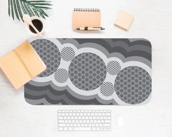Multi Dot Desk Mat, Specks Dots Print Desk Pad, Aesthetic Desk ...