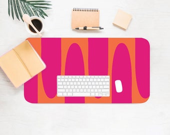 Checker Print Desk Mat, 6 Colors, Desk Accessory, Cute Workspace, Retro ...