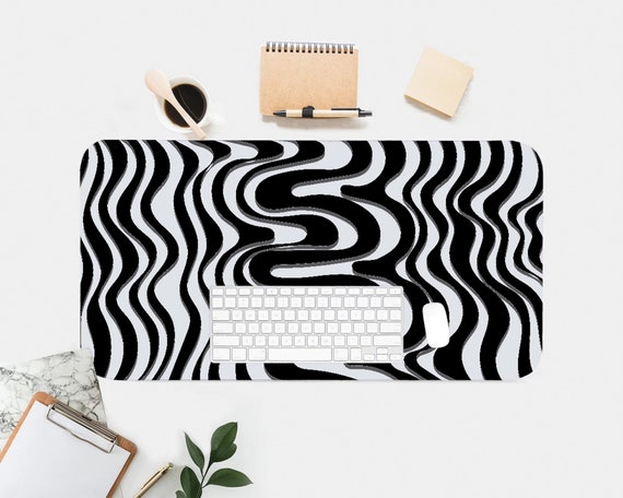 Paper Squiggles Desk Mat Aesthetic Desk Accessory Cute - Etsy