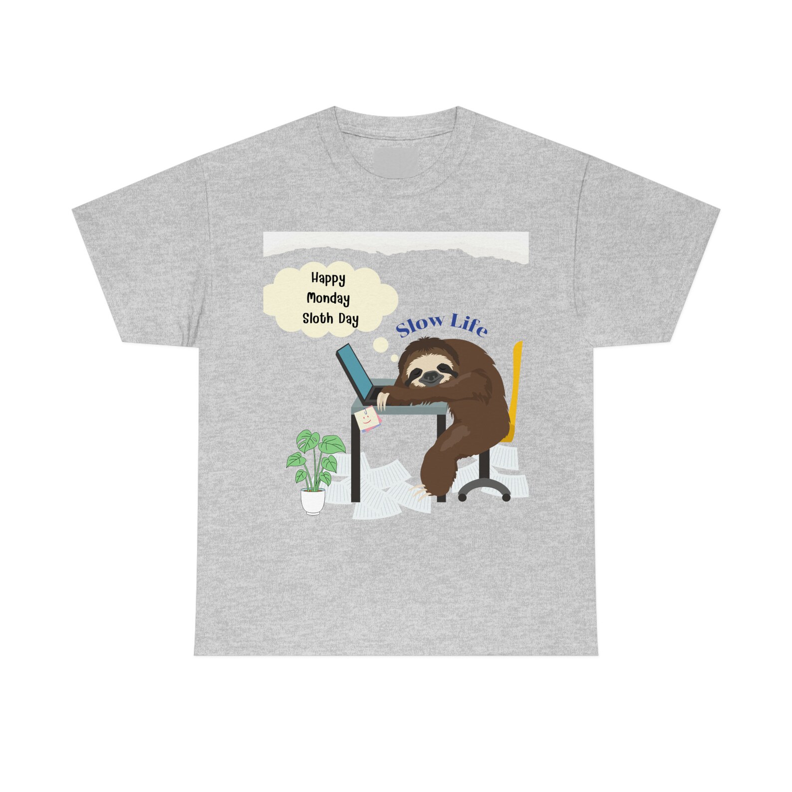 Its Monday, so Take It Easy, Lazy Like a Sloth Monday Tshirt, Take ...