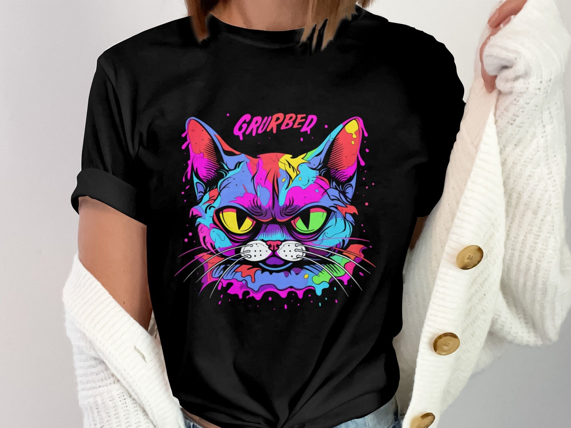 Grumpy Cat T-shirt for Cat Lovers, You'll Love This Design That is ...