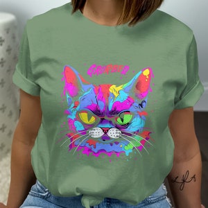 Grumpy Cat T-shirt for Cat Lovers, You'll Love This Design That is ...