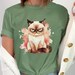 Water Colour Style Grumpy Cat T-shirt Design, Cute Cat Tee, Cat Shirt ...