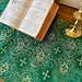 Altar Cloth Catholic Christian Home Prayer Table Runner Blue Metallic ...