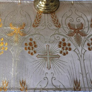 Eucharist Communion Table Runner Catholic Ordination Wedding 12.25 X 54 ...