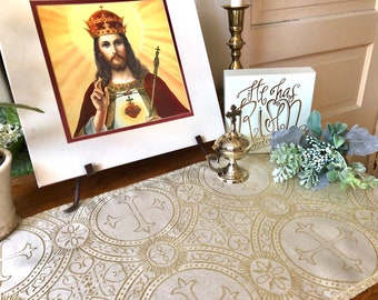 Home Catholic Altar Runner - Etsy