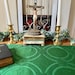Altar Cloth Catholic Christian Home Green 2 Sizes Liturgical Runner ...