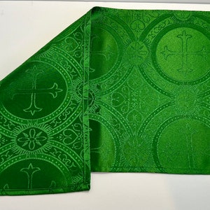 Altar Cloth Catholic Christian Home Green 2 Sizes Liturgical Runner ...