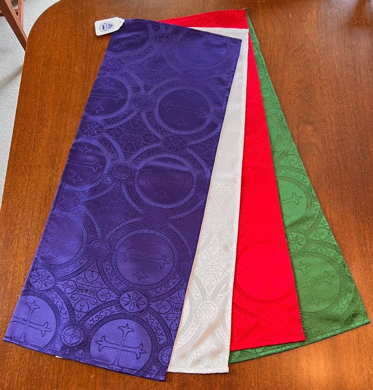 Altar Cloths SET of 4 Liturgical Catholic Home Christian 12 X 31 Inch ...