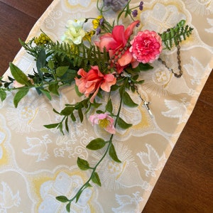 Catholic Table Runner First Communion Eucharist 2 Sizes White Pale ...