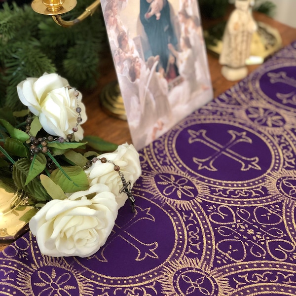 Purple Table Runner - Etsy