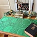 Altar Cloth Catholic Christian Home Green 2 Sizes Liturgical Runner ...