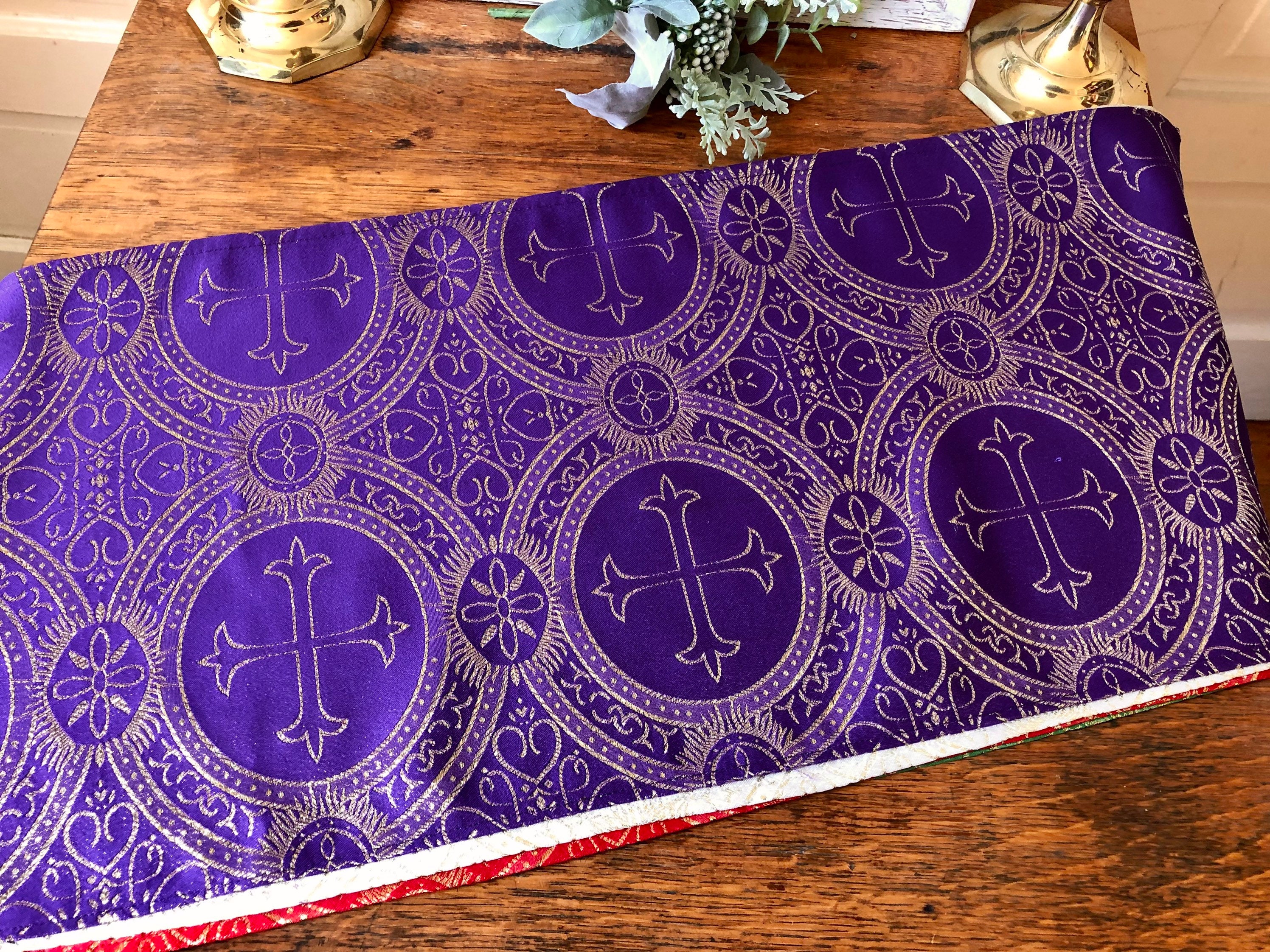 Altar Cloths SET of 6 Liturgical Catholic Christian Home 13 X 31 Inches ...