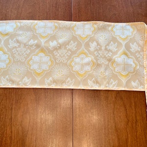Catholic Table Runner First Communion Eucharist 2 Sizes White Pale ...
