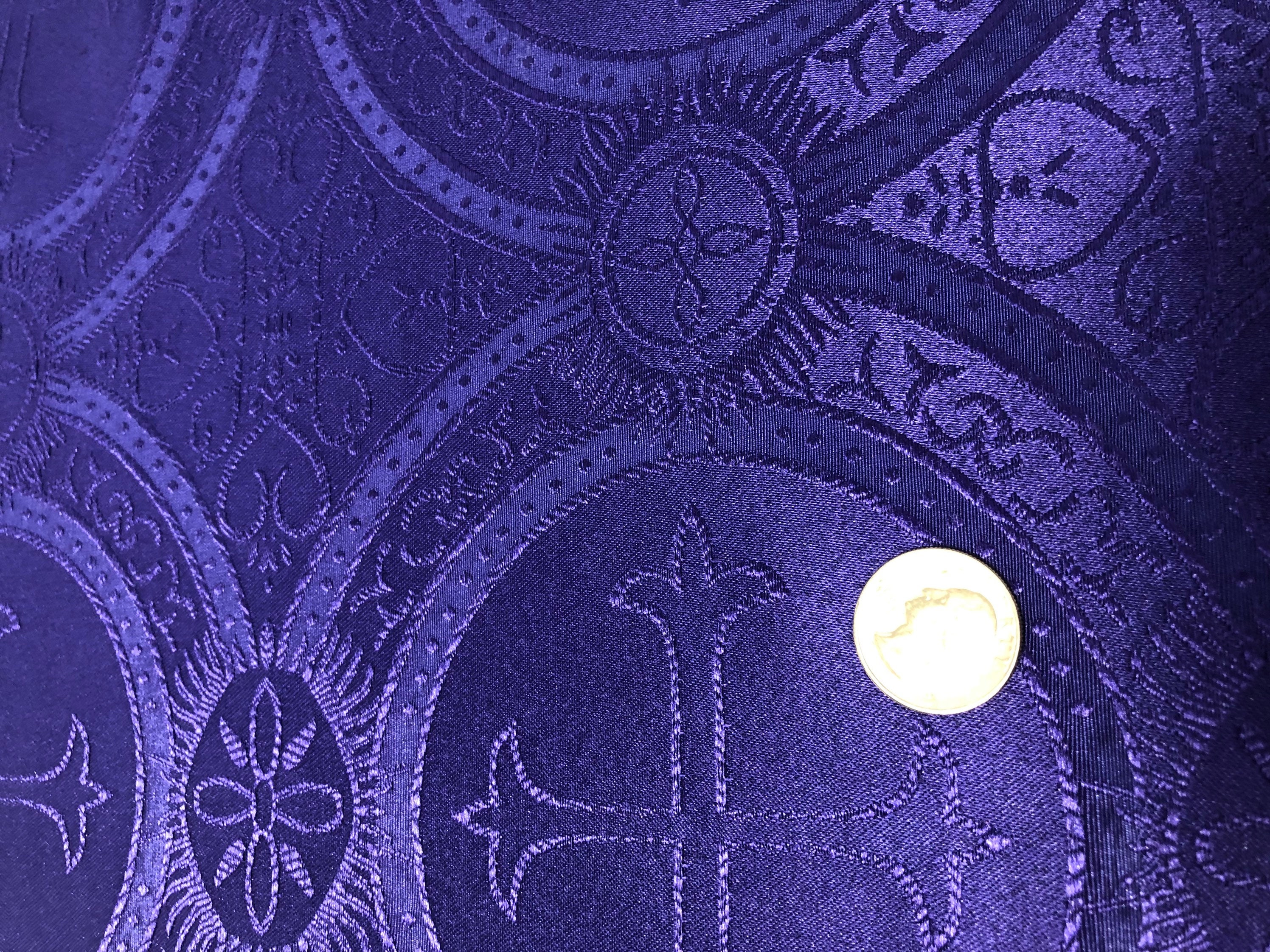 Lent Altar Catholic Christian Purple Prayer Table Cloth Crosses ...