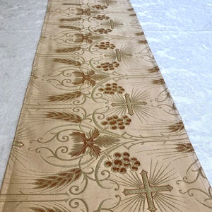 Eucharist Communion Table Runner Catholic Ordination Wedding 12.25 X 54 ...