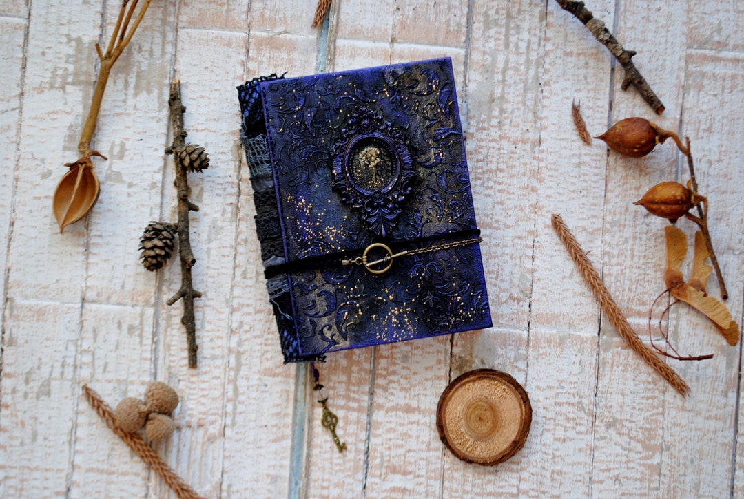 Gothic Notebook A6 Grimoire Witch Journal Wednesday Nevermore Personal ...