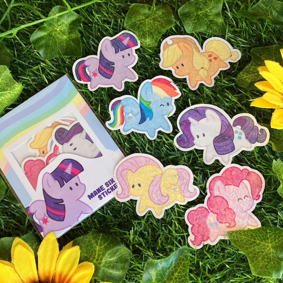 Cartoon Pony Sticker Pack - Etsy